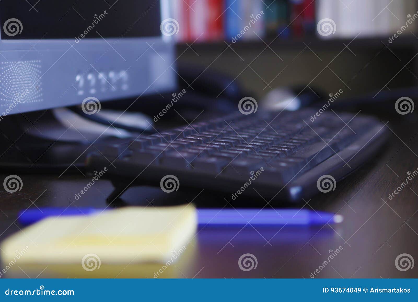 Dusty black Keyboard stock image. Image of keyboard, desktop - 93674049