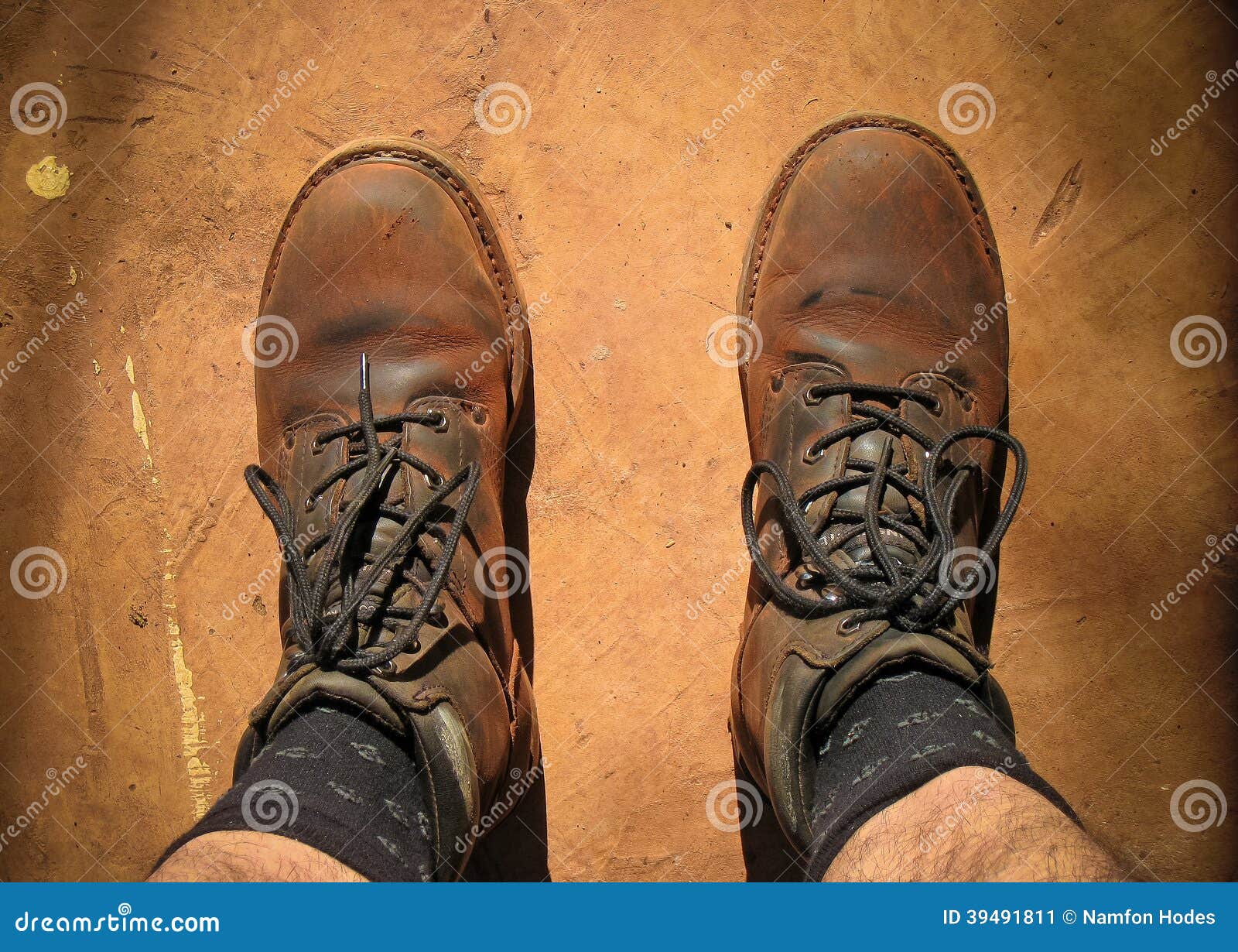Dusty boots stock image. Image of dust, scuffed, shoes - 39491811