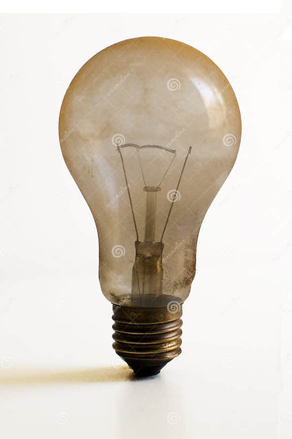 Dusty Burned Out Light Bulb Stock Photo - Image of explode, burnt: 20072718