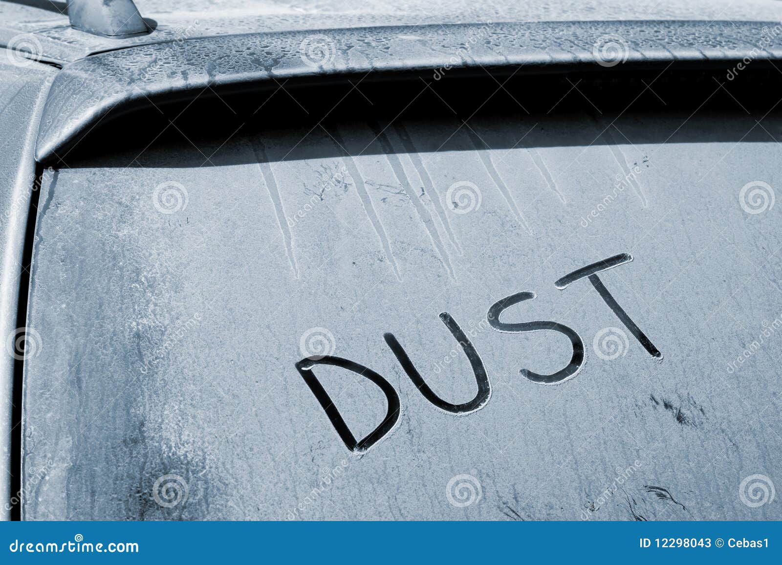Word Dust Cloud Written In Accumulated Dust, Filth, Dirt, Ash, S ...