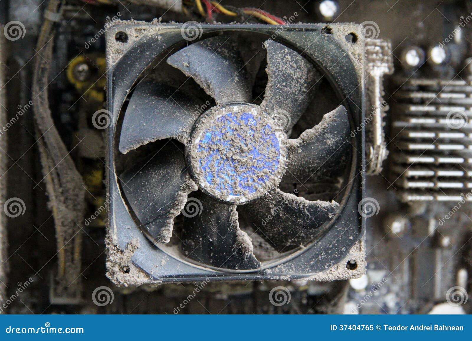Dusty cooler stock image. Image of motherboard, clean - 37404765