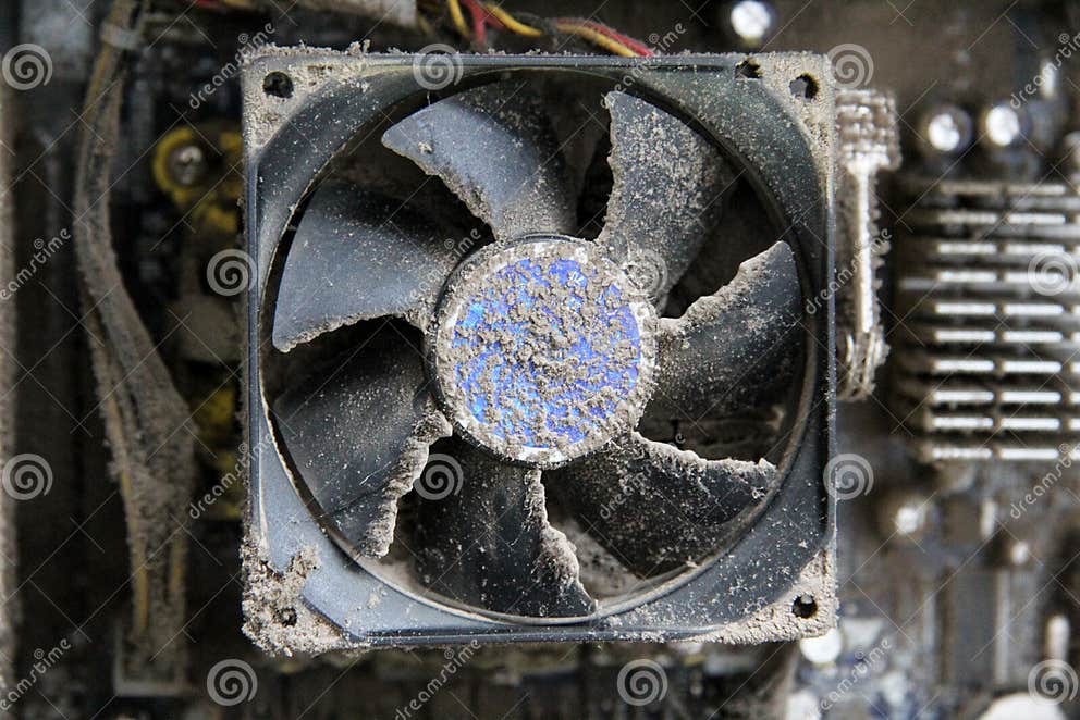 Dusty cooler stock image. Image of motherboard, clean - 37404765