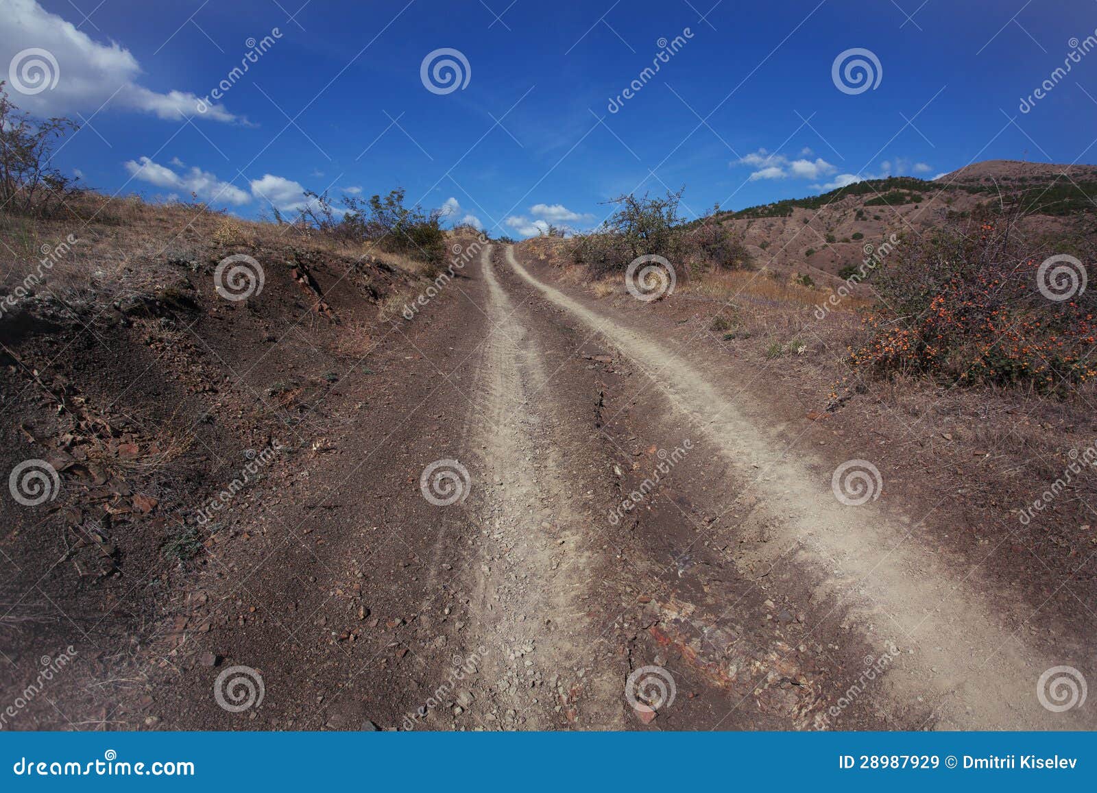 Dusty dirt road stock image. Image of sunny, offroad - 28987929