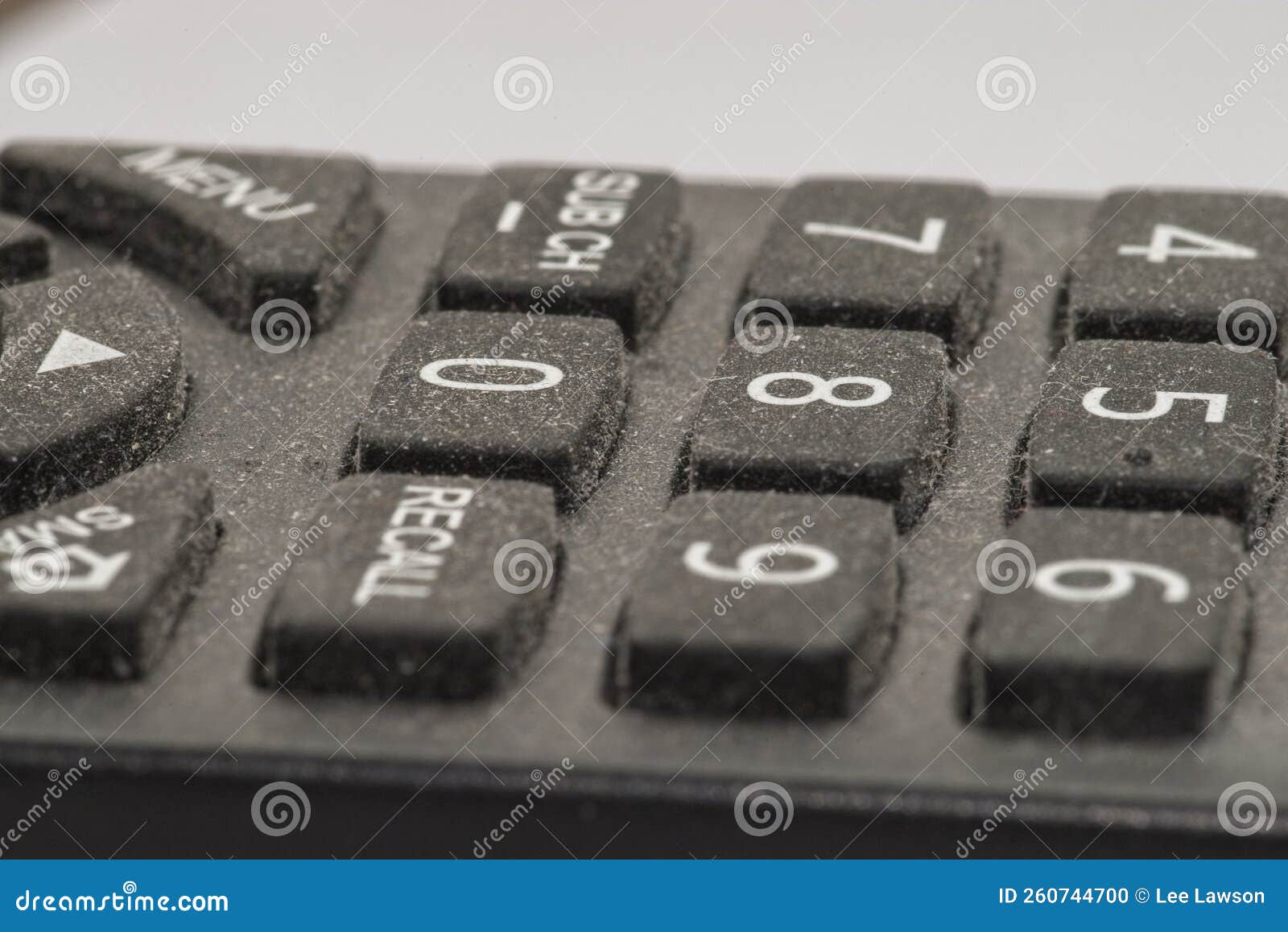 A Remote Control that is Dirty and Dusty Stock Photo - Image of black ...