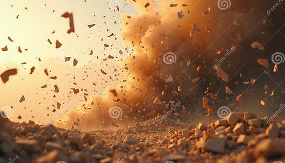 Dusty Explosion of Debris from a Collapsed Structure on a Construction ...