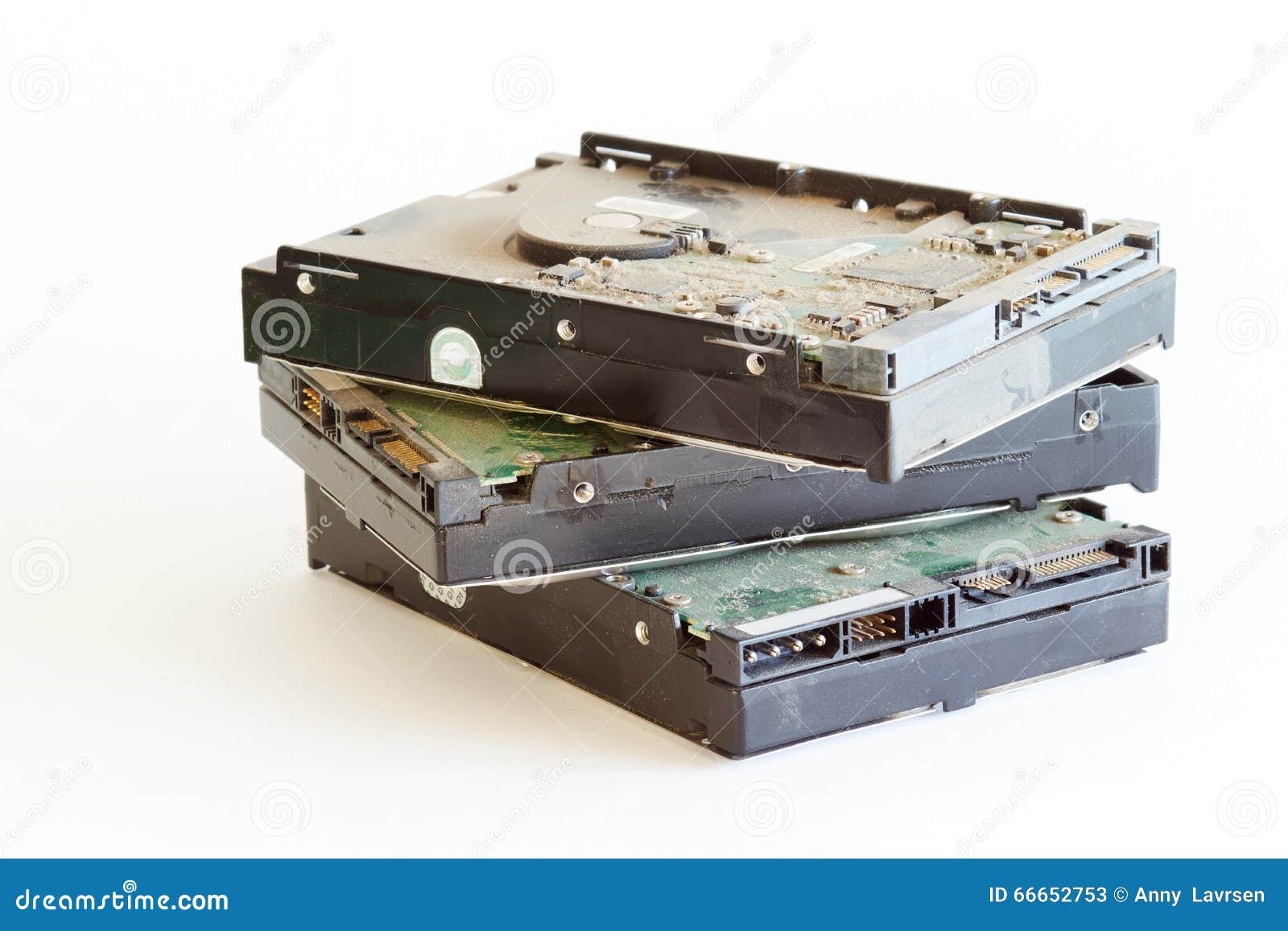 Dusty Hard Drive Connection Wires On Your Desktop Computer. A Layer Of ...