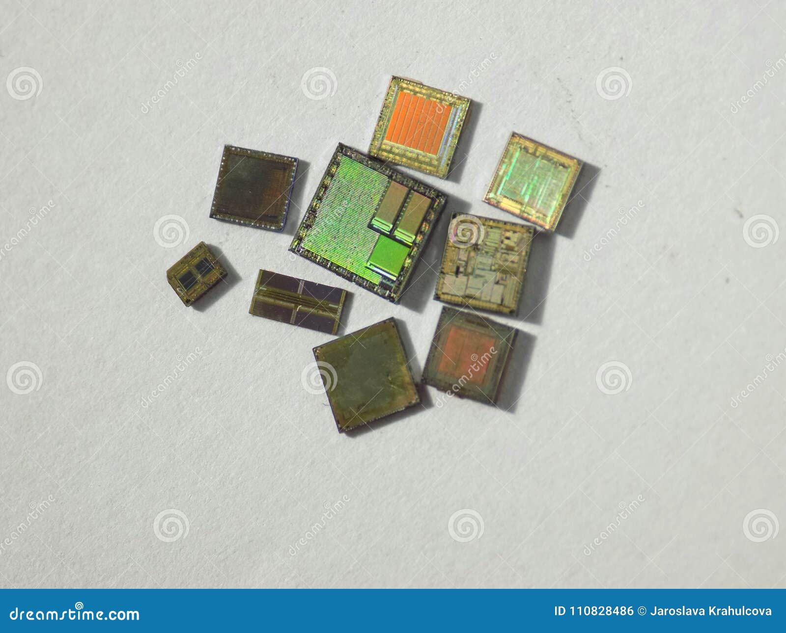 Dusty Integrated Chips stock photo. Image of connection - 110828486