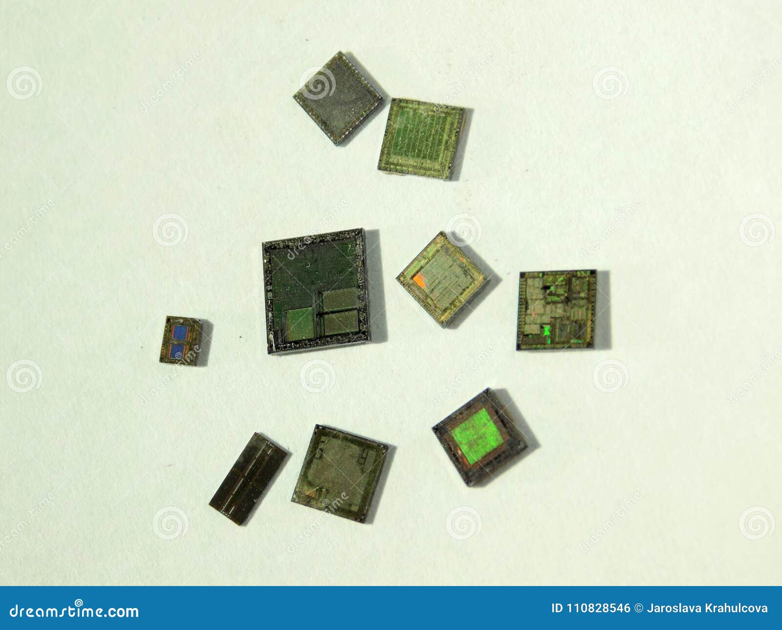 Dusty Integrated Chips stock photo. Image of electric - 110828546