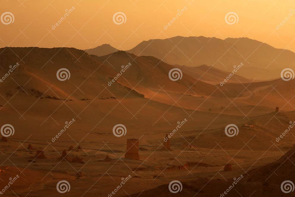 Dusty mountains stock image. Image of dust, syria, mountains - 604845
