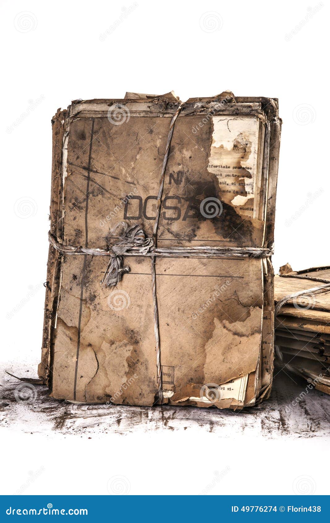 Dusty old files stock photo. Image of dirty, pile, papers - 49776274