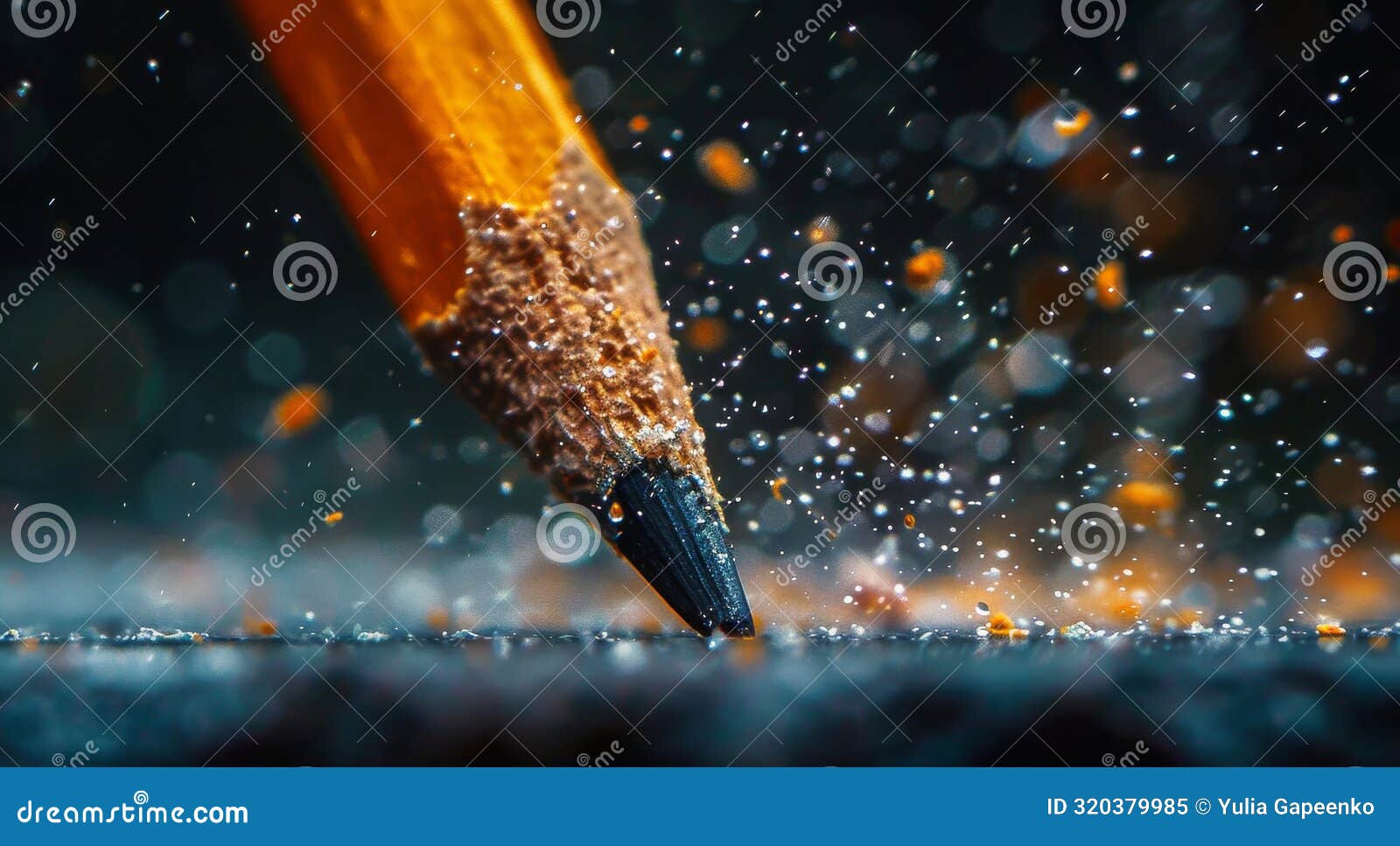Dusty Pencil stock image. Image of stationery, accumulation - 320379985