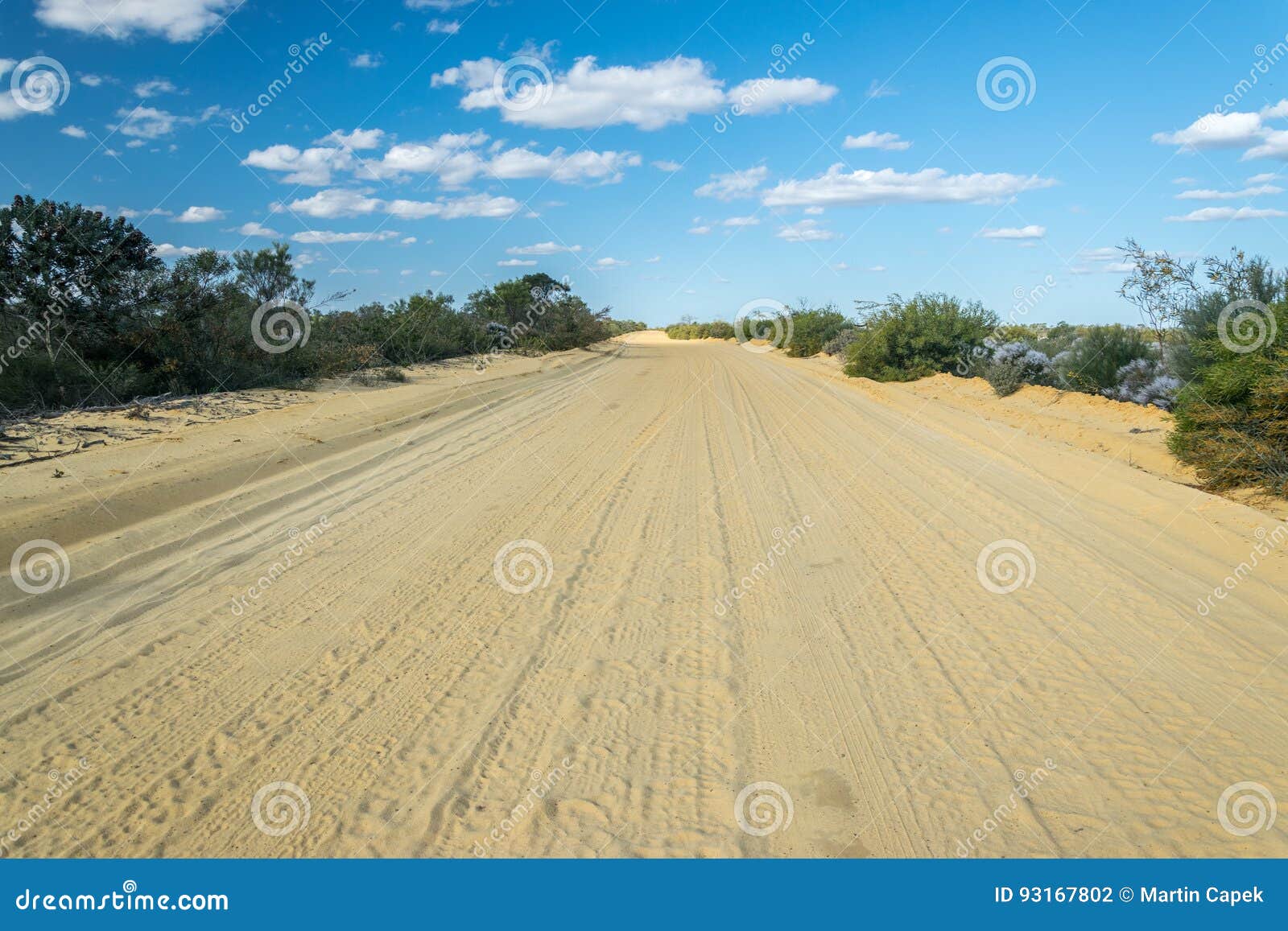 Dusty road stock photo. Image of australian, tourism - 93167802
