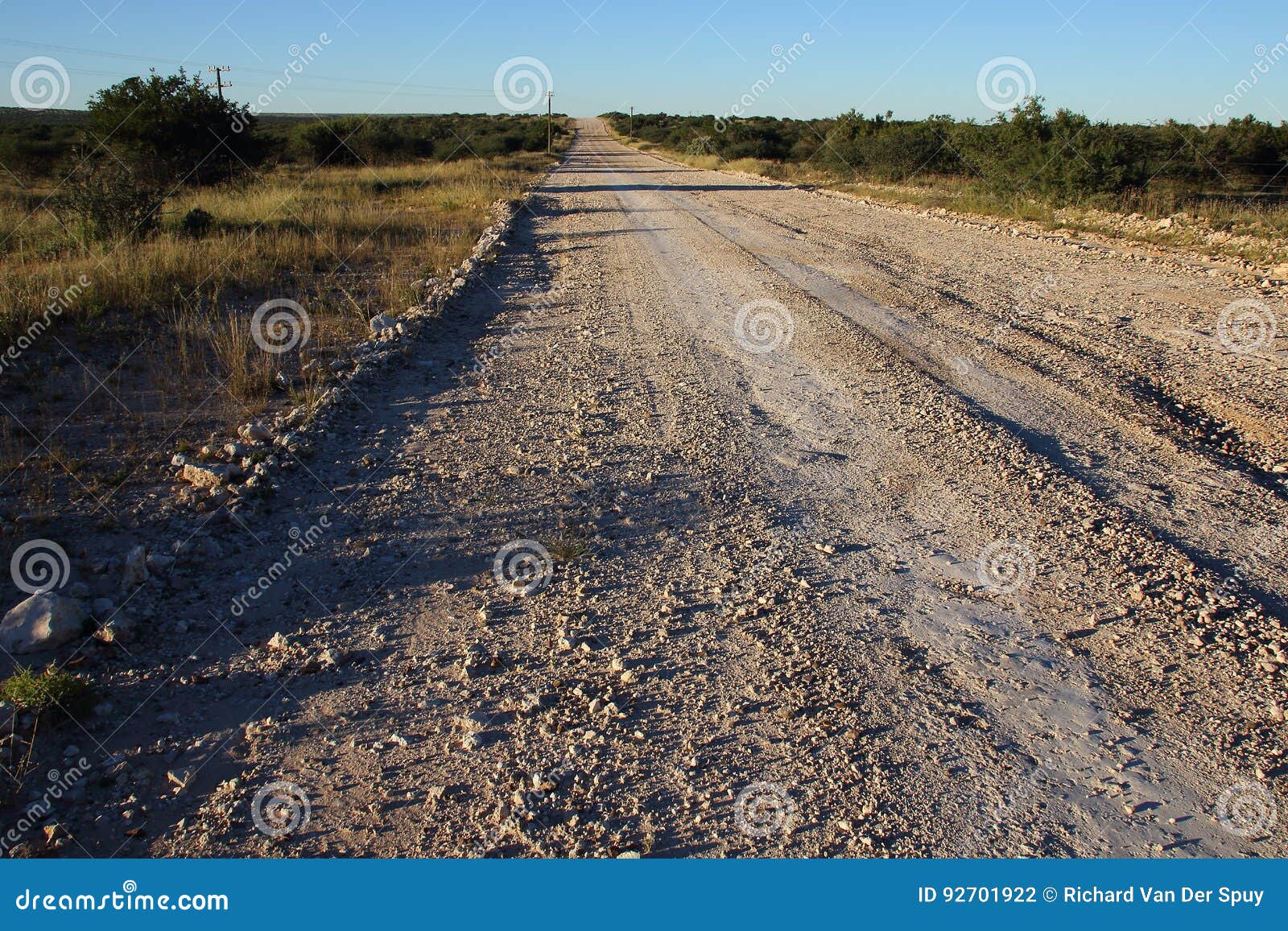 A dusty road stock photo. Image of karoo, southafrica - 92701922