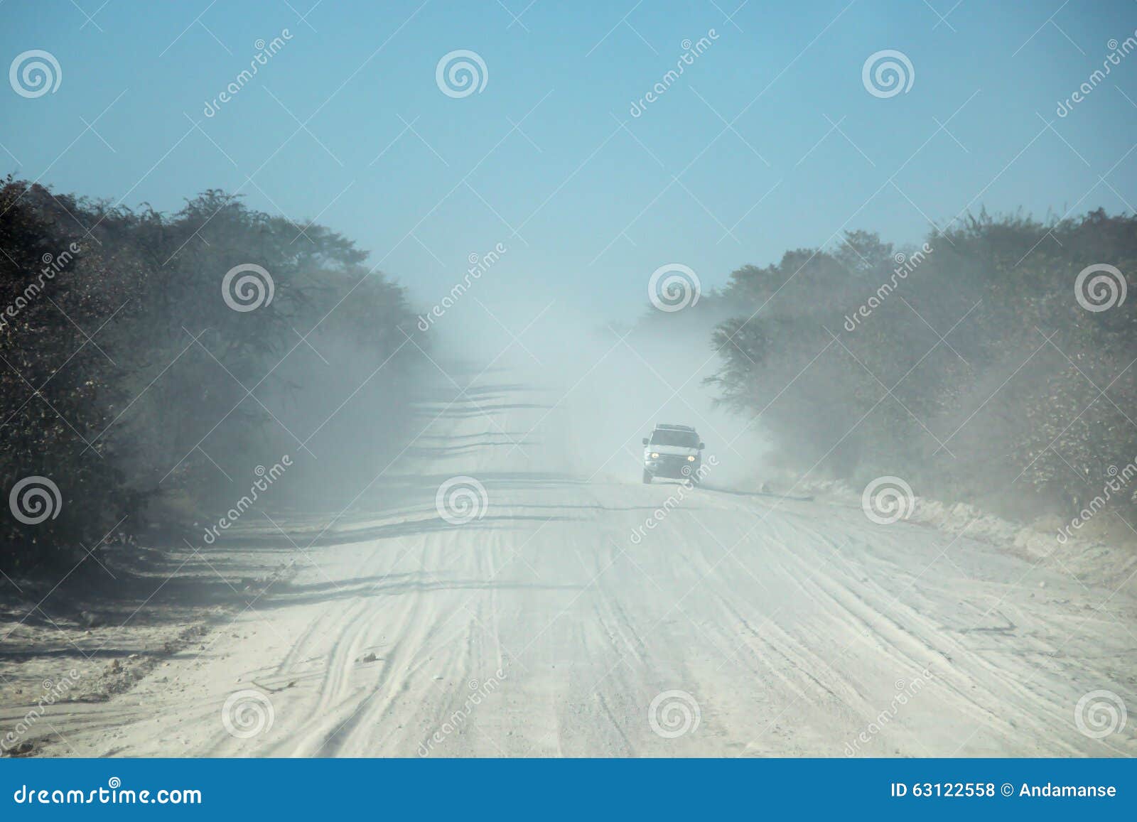 Dusty Sand Road stock photo. Image of river, sand, journey - 63122558