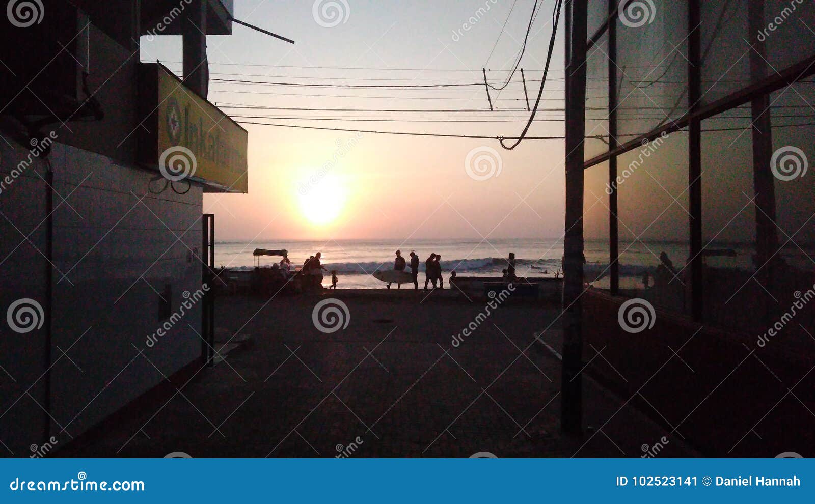 Dusty Sunset stock image. Image of peru, beach, dusty - 102523141