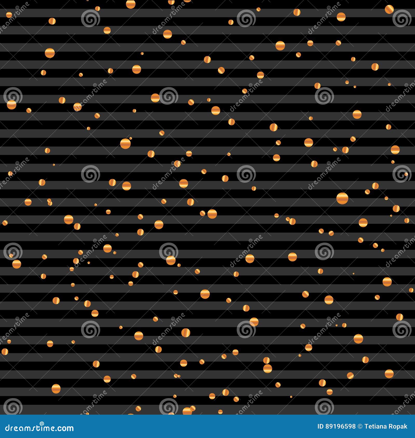 Dusty Texture for Your Design. Vector Pattern with Gold Balls. Small ...