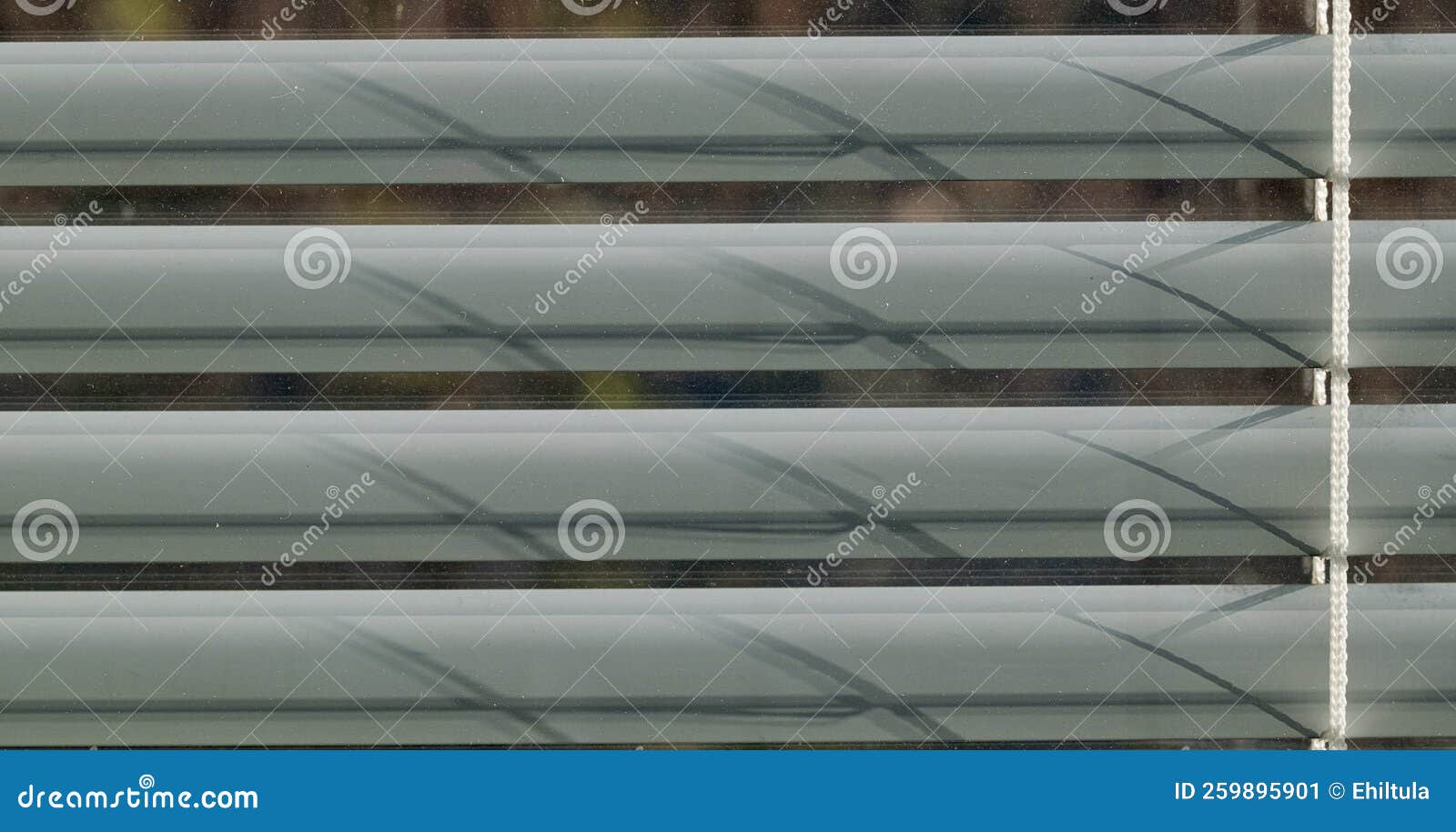 Dusty Window with Horizontal Lines of Venetian Blinds Stock Image ...