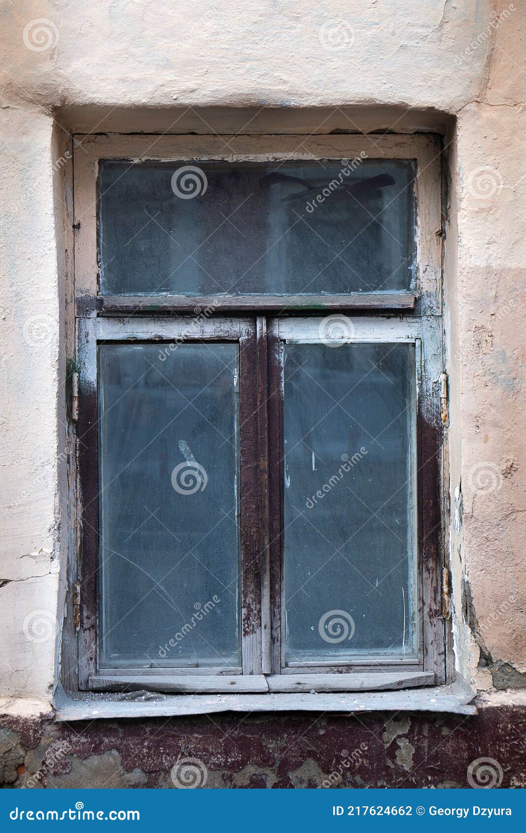 Dusty Window of an Old Moscow House Stock Photo - Image of classic ...