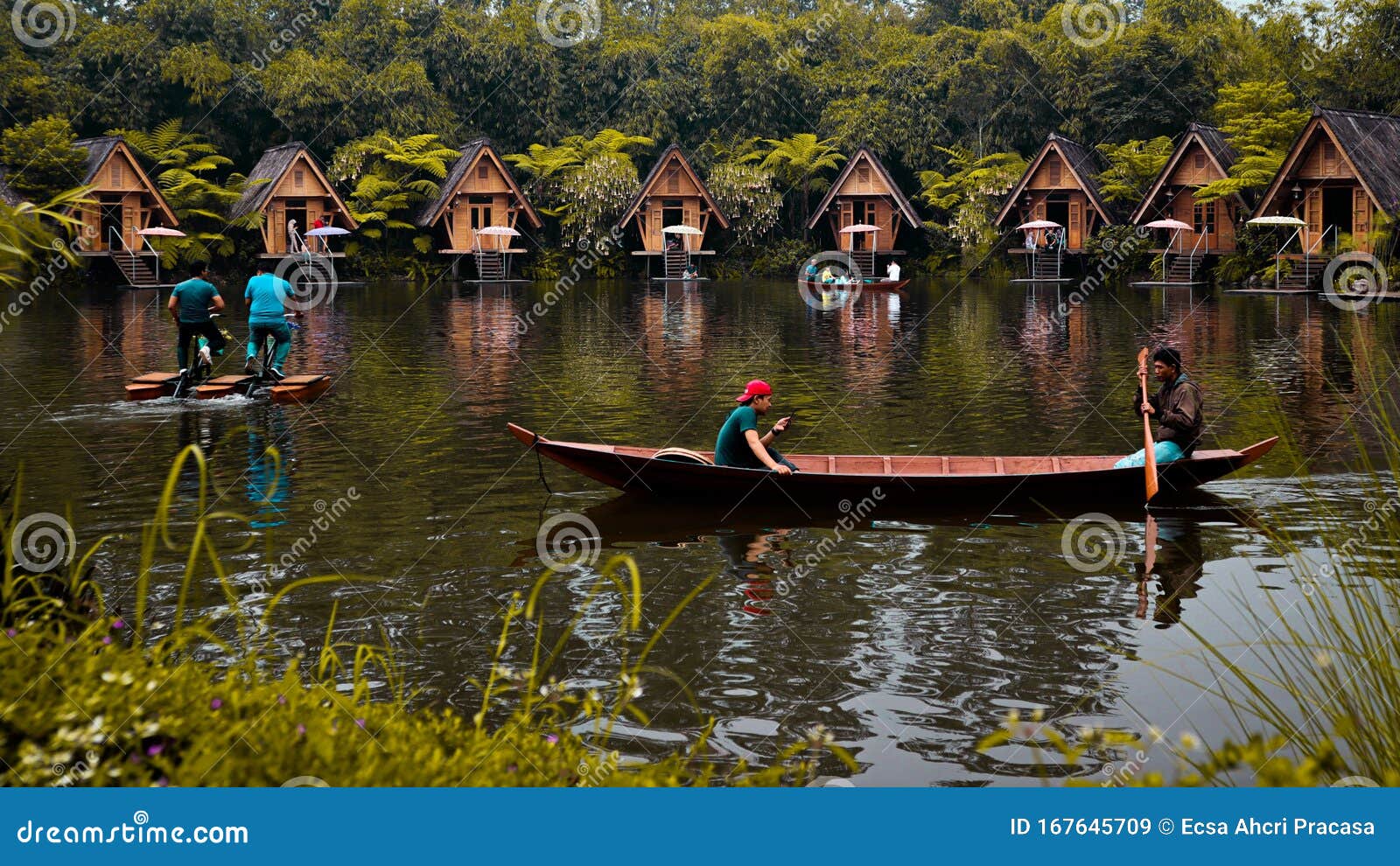 Dusun Bambu Em Lembang Bandung Imagem de Stock Editorial - Imagem de ...