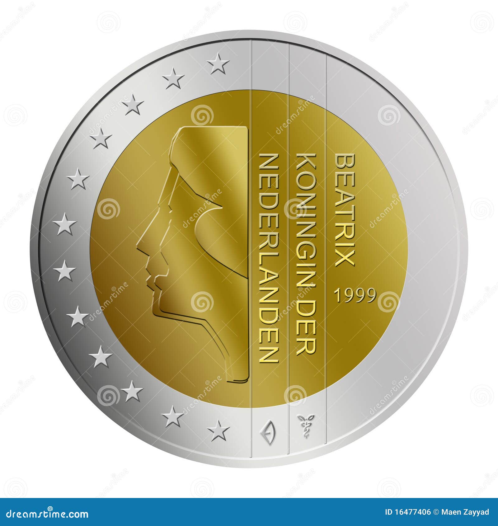Dutch Euro Sign With Map Vector Illustration | CartoonDealer.com #2345074