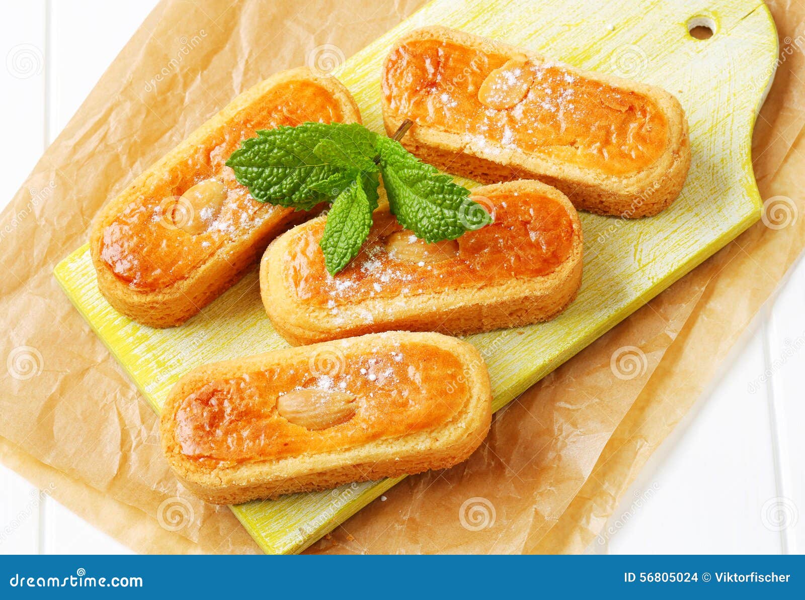 Dutch almond cookies stock photo. Image of snack, shot - 56805024