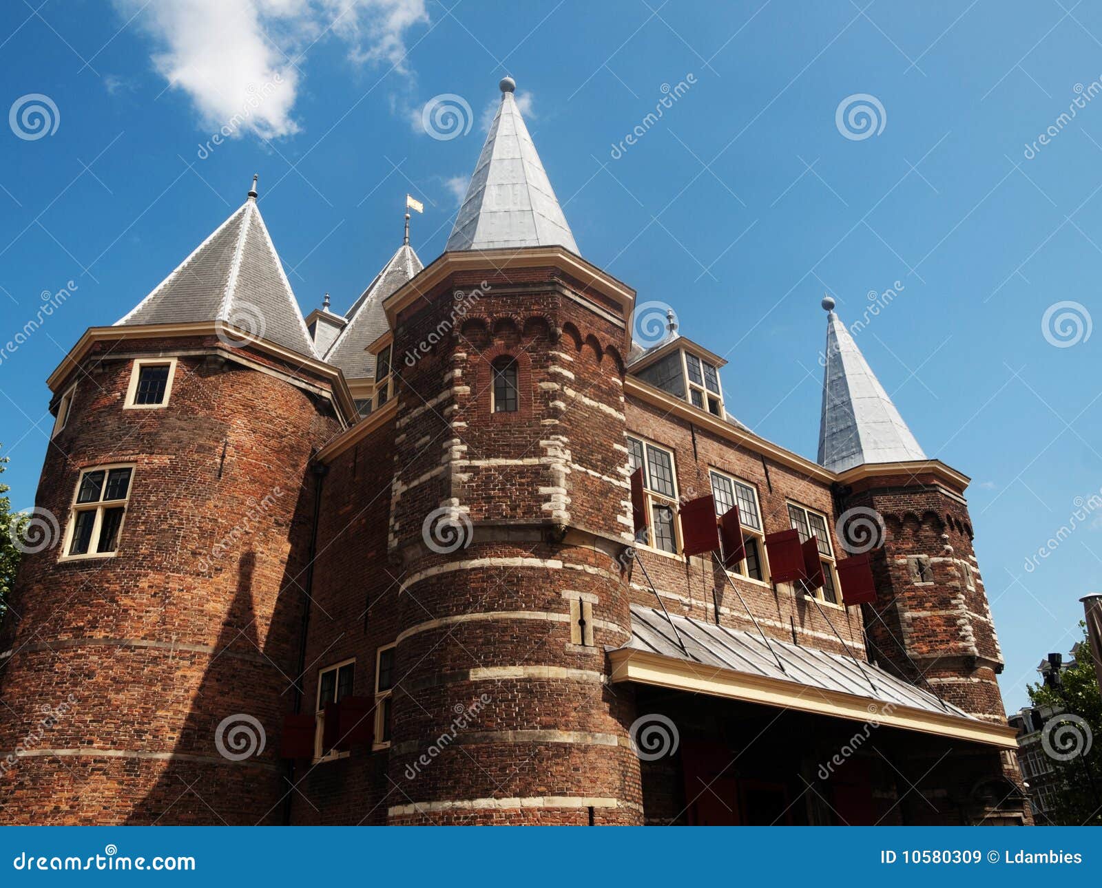 Dutch architecture stock image. Image of town, blue, travel - 10580309