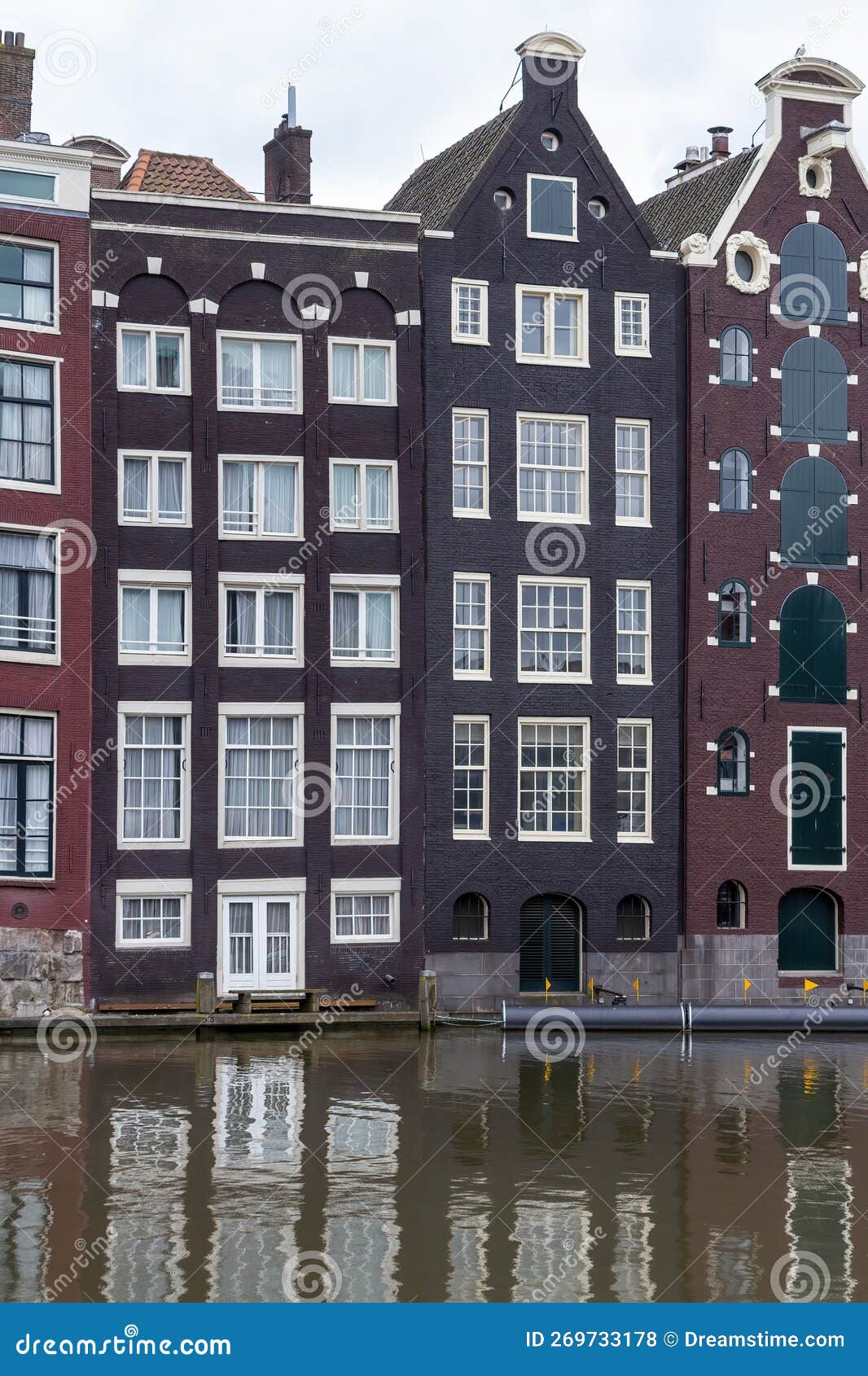 Dutch Architecture. Houses in Amsterdam. Netherlands Stock Photo ...