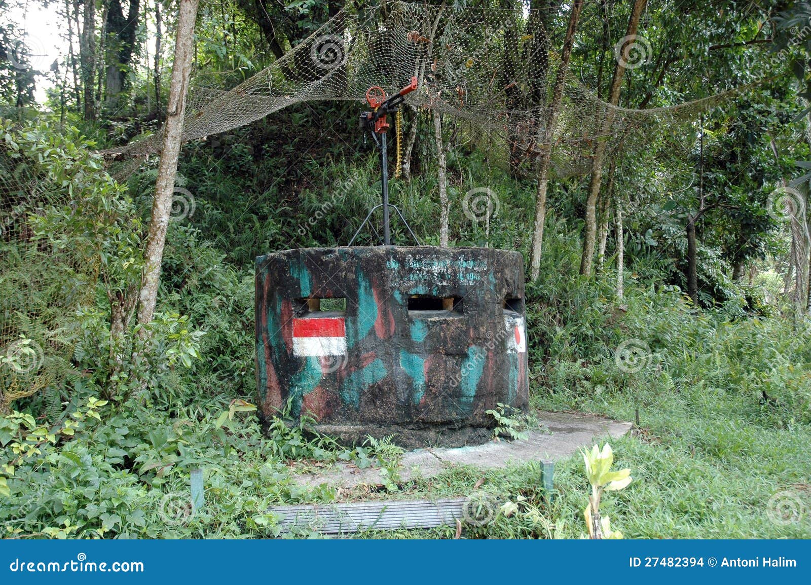 Dutch Army Military Defense Bunker Stock Photo - Image of armed ...