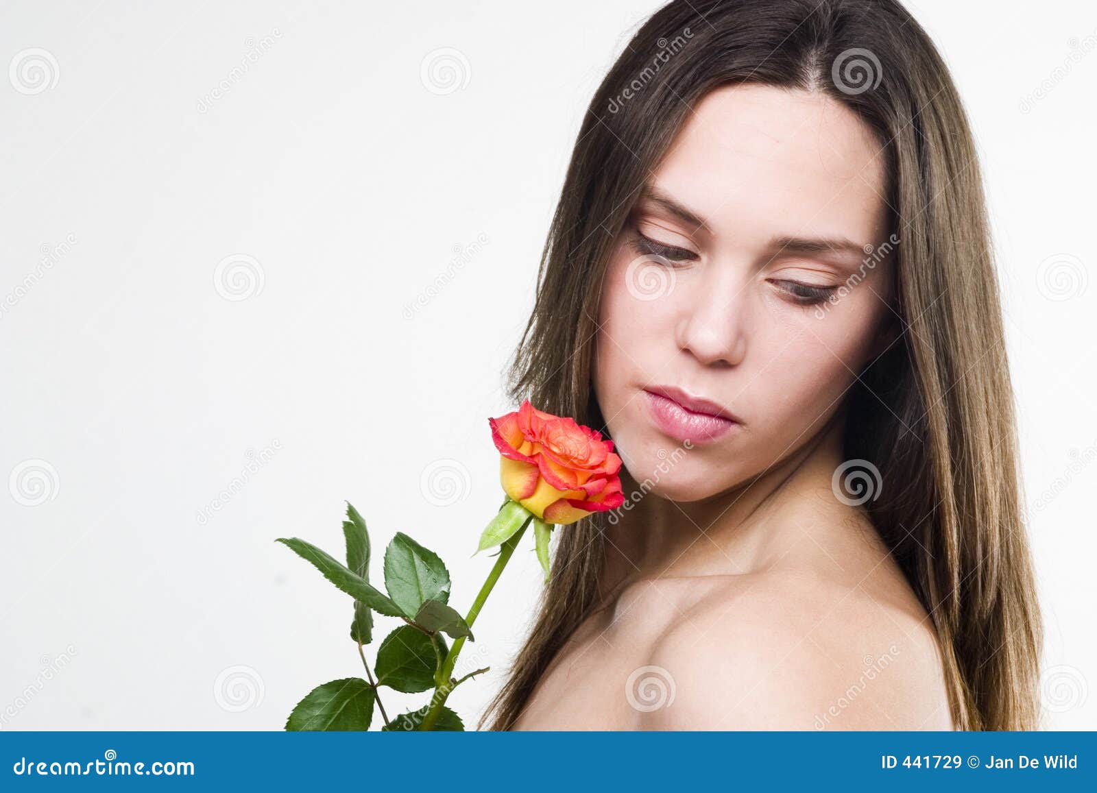 Dutch beauty stock image. Image of lips, daisy, flower - 441729