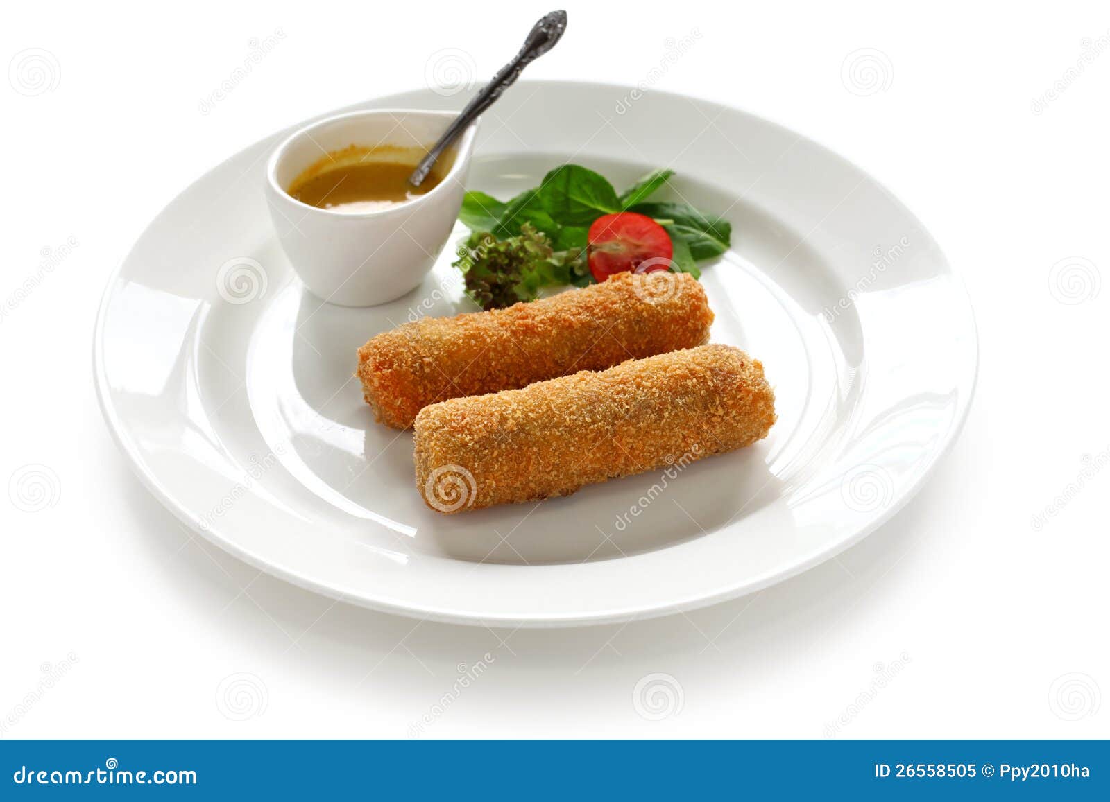 Dutch beef croquette stock image. Image of ragout, deep - 26558505
