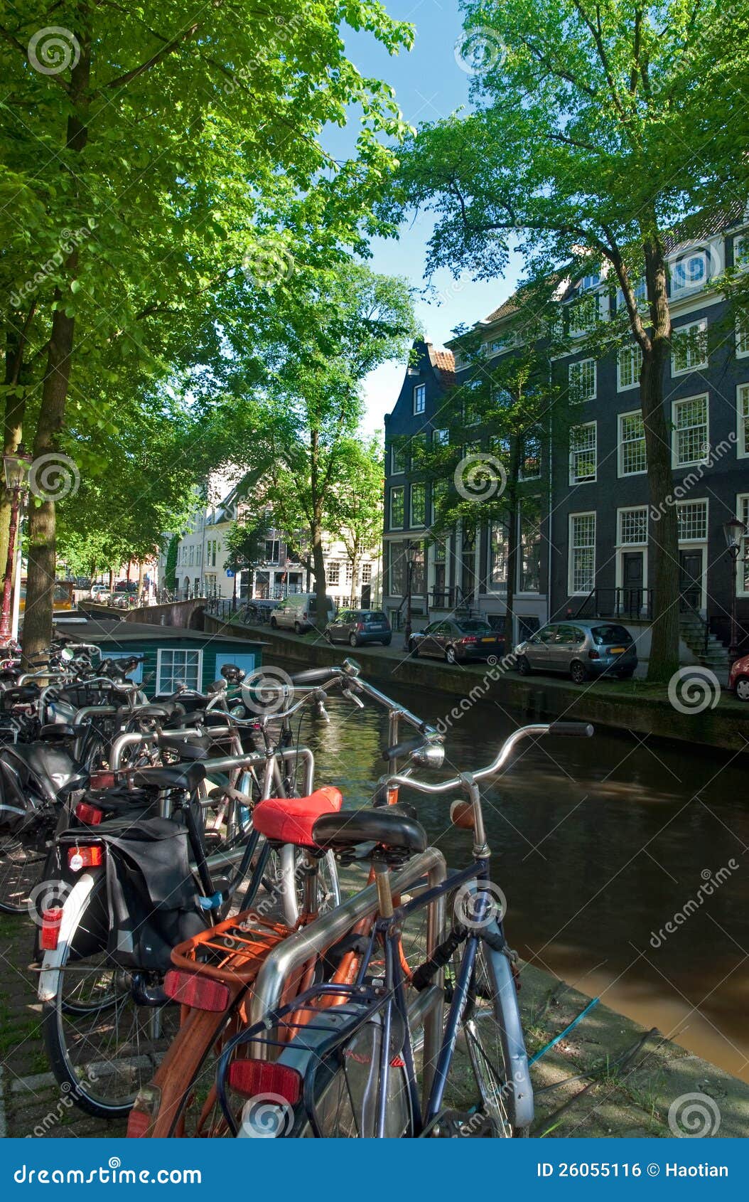 Dutch Bicycles stock photo. Image of residence, europe - 26055116