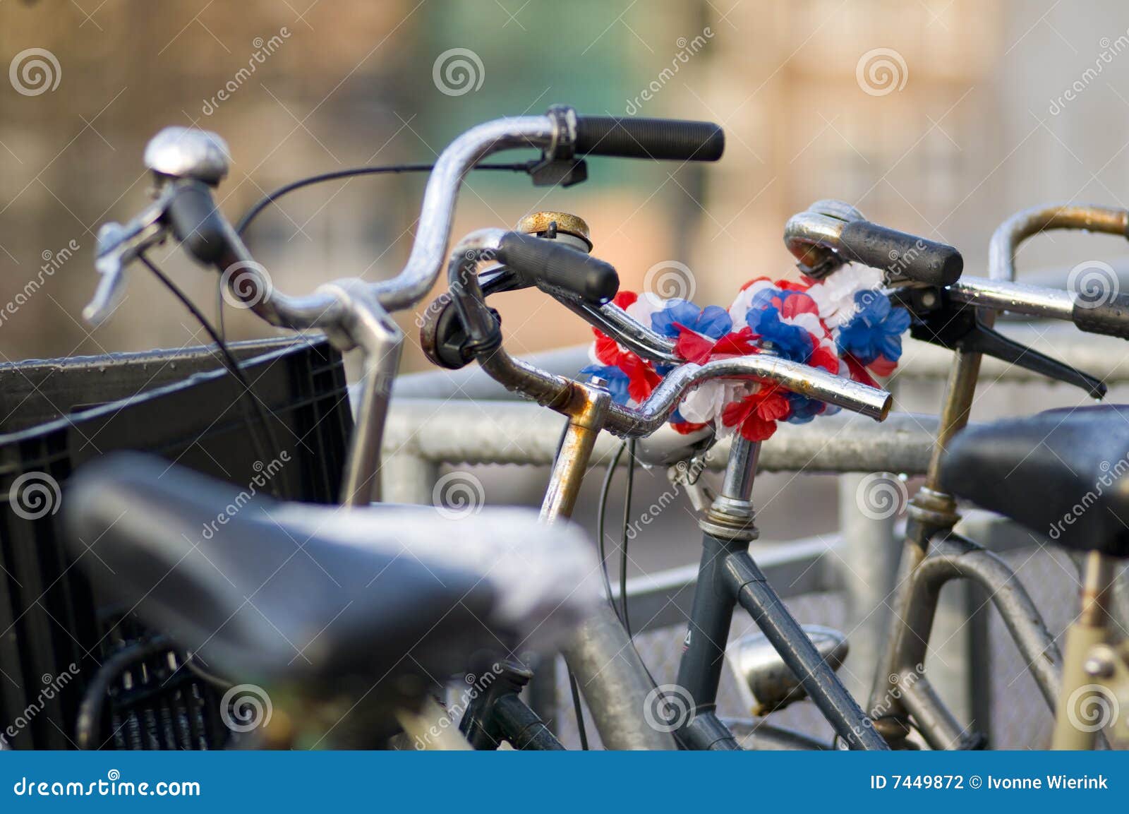 Dutch bikes stock photo. Image of amsterdam, holland, typical - 7449872