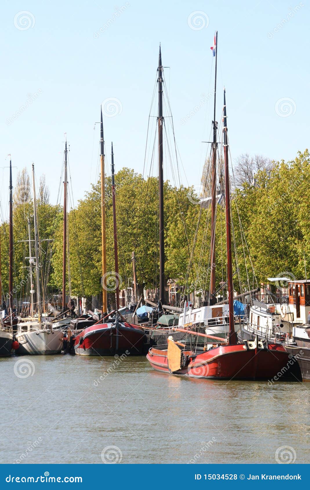 Dutch Boats stock photo. Image of city, water, port, historic - 15034528