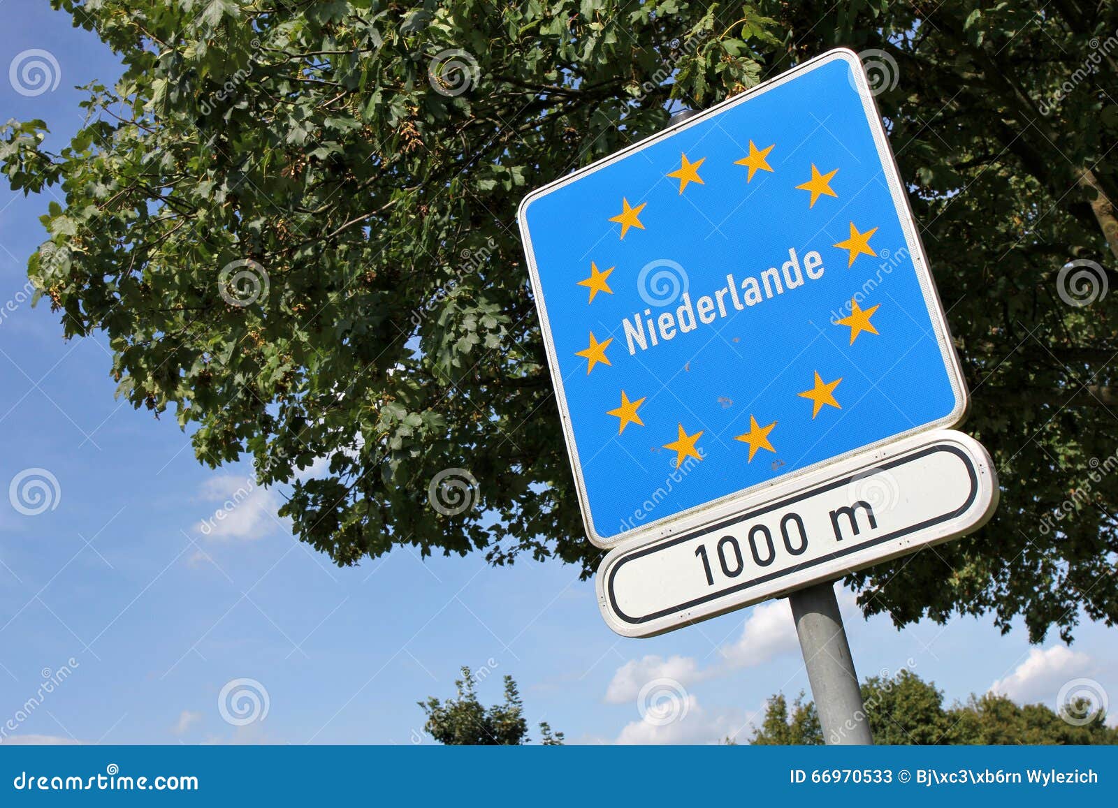 Dutch border stock image. Image of state, blue, boundary - 66970533