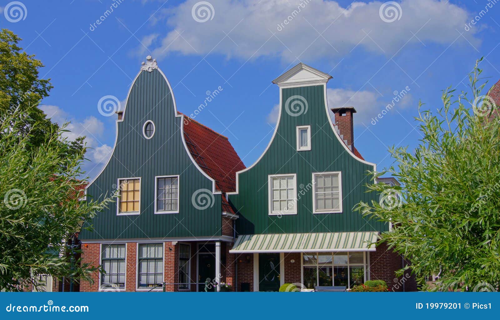 Dutch building facades stock image. Image of ornament - 19979201