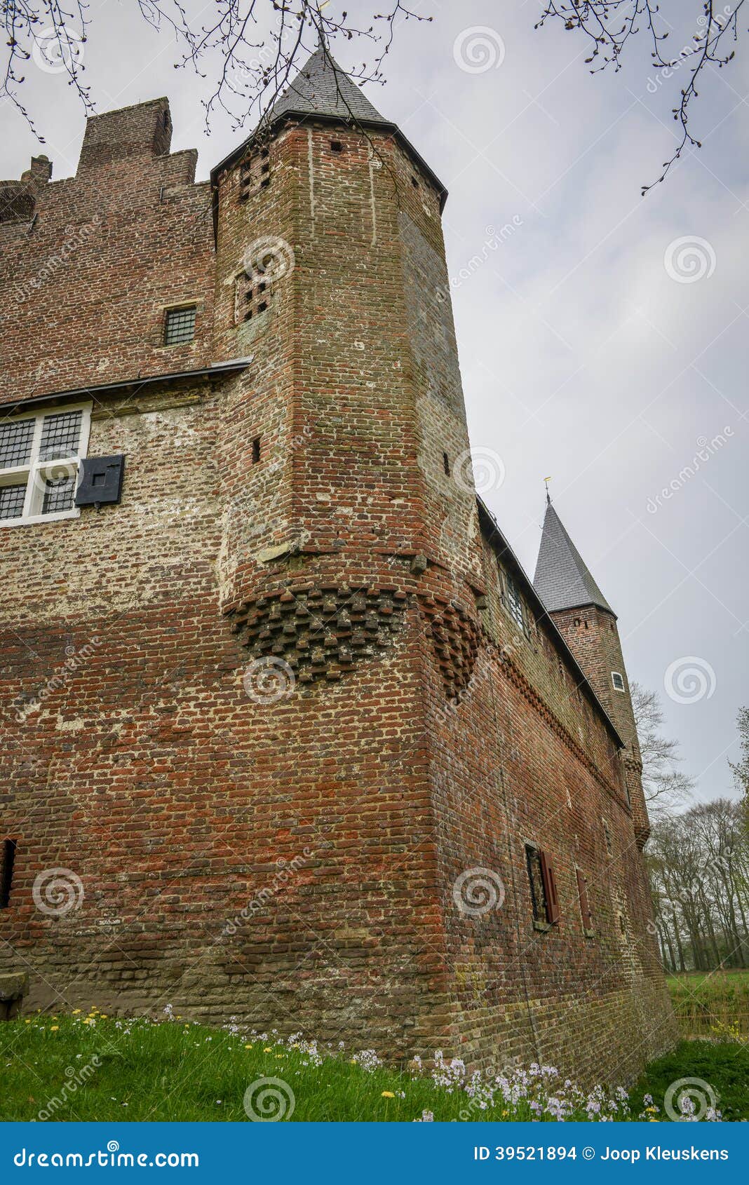 Dutch castle hernen stock photo. Image of bricks, ancient - 39521894