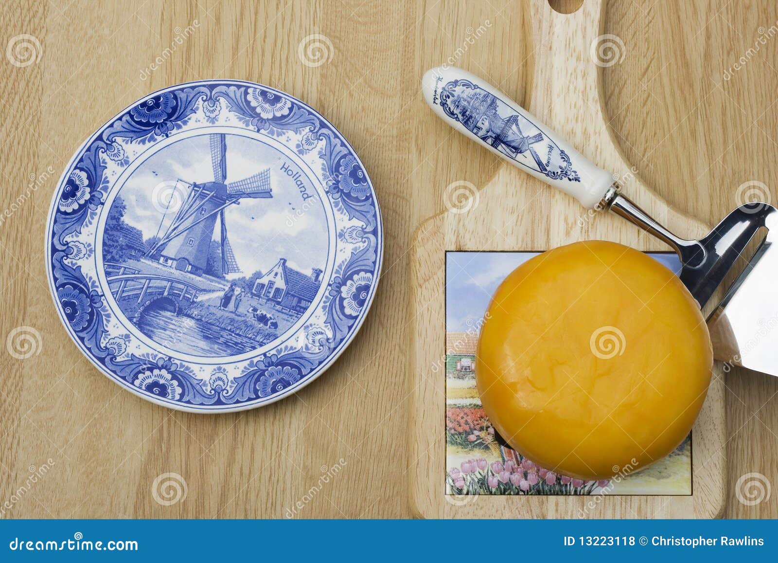 Dutch Cheese stock photo. Image of food, plate, board - 13223118