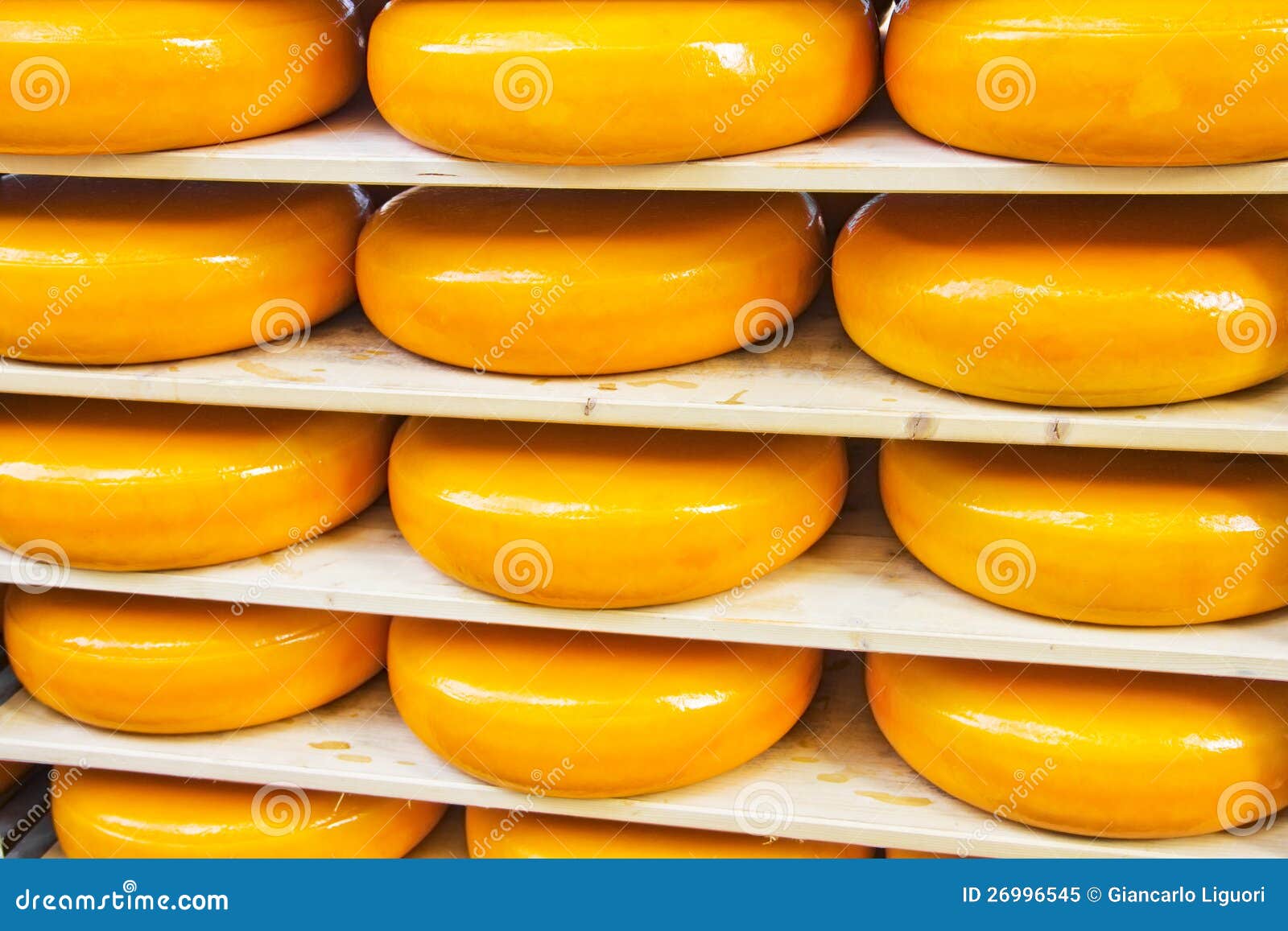 Dutch cheeses stock image. Image of holland, agriculture - 26996545