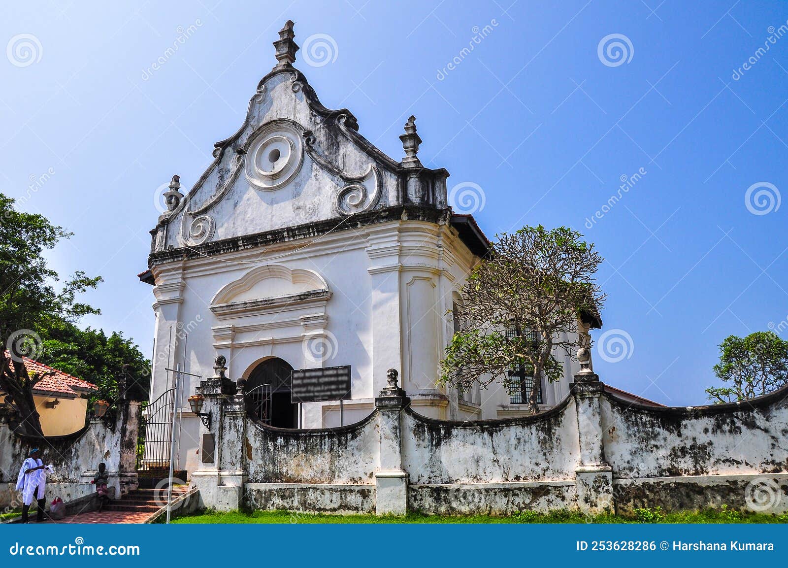 Dutch Church Building at the Fort Complex Stock Photo - Image of ...
