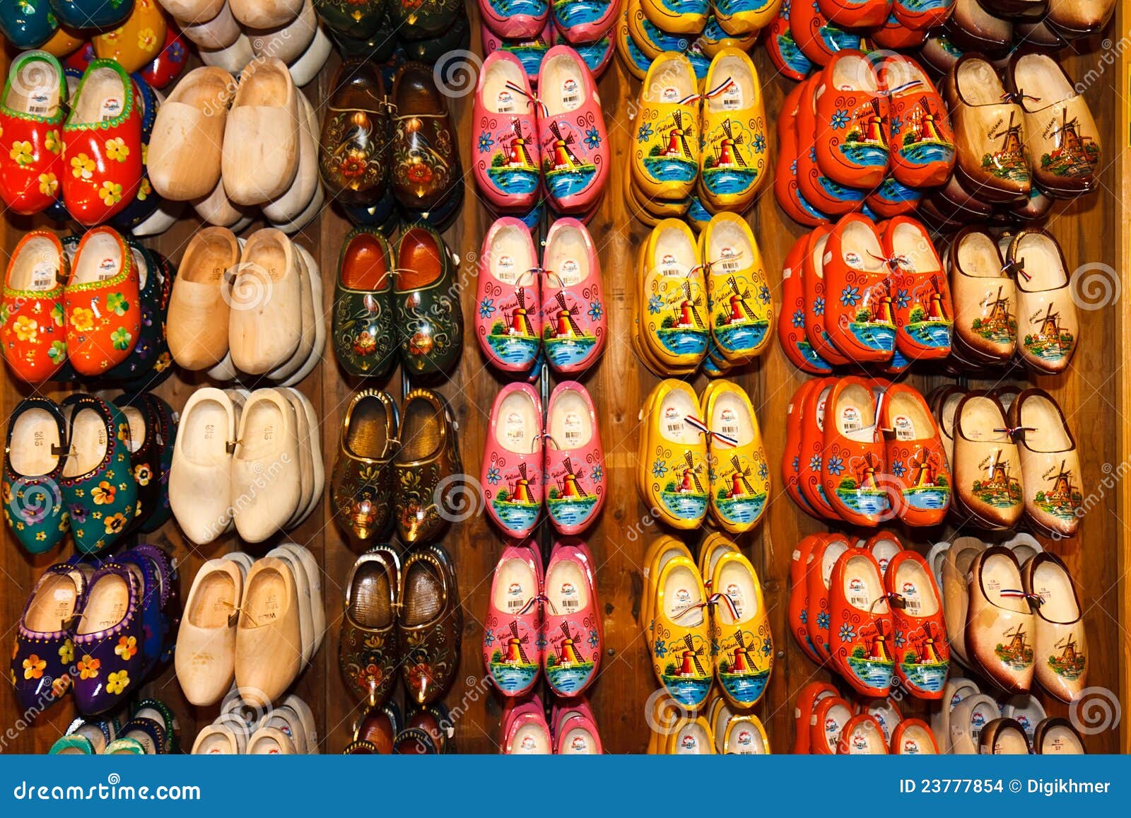 Dutch Clogs Amsterdam stock photo. Image of store, shop - 23777854