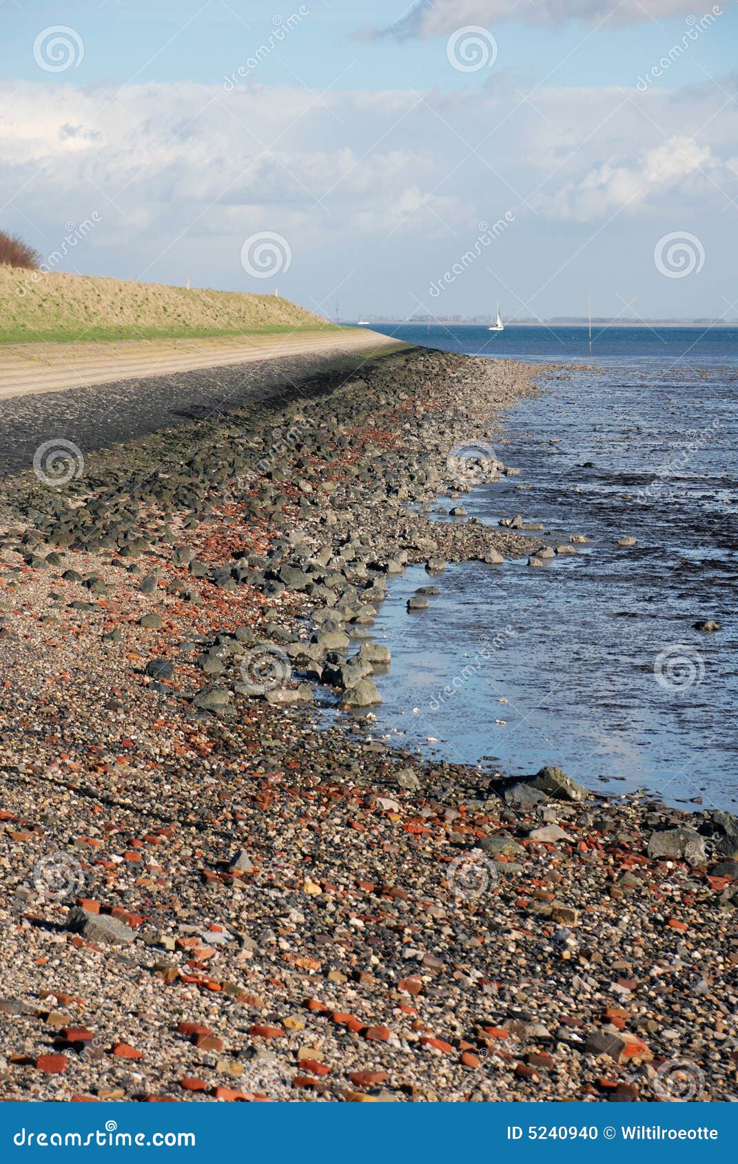 Dutch ebb low tide stock photo. Image of environment, ebbtide - 5240940