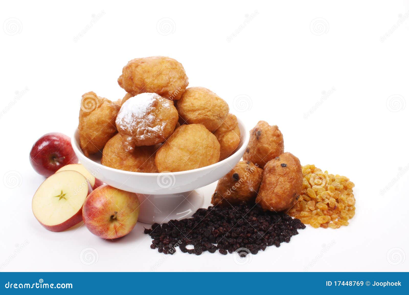 Dutch Donuts, Called Oliebollen Stock Image - Image of dutch ...