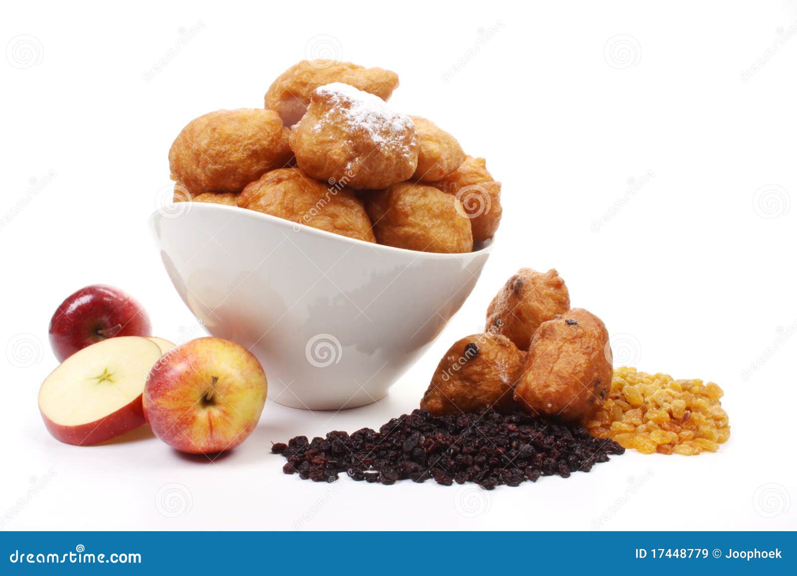 Dutch Donuts, Called Oliebollen Stock Image - Image of oliebollen ...