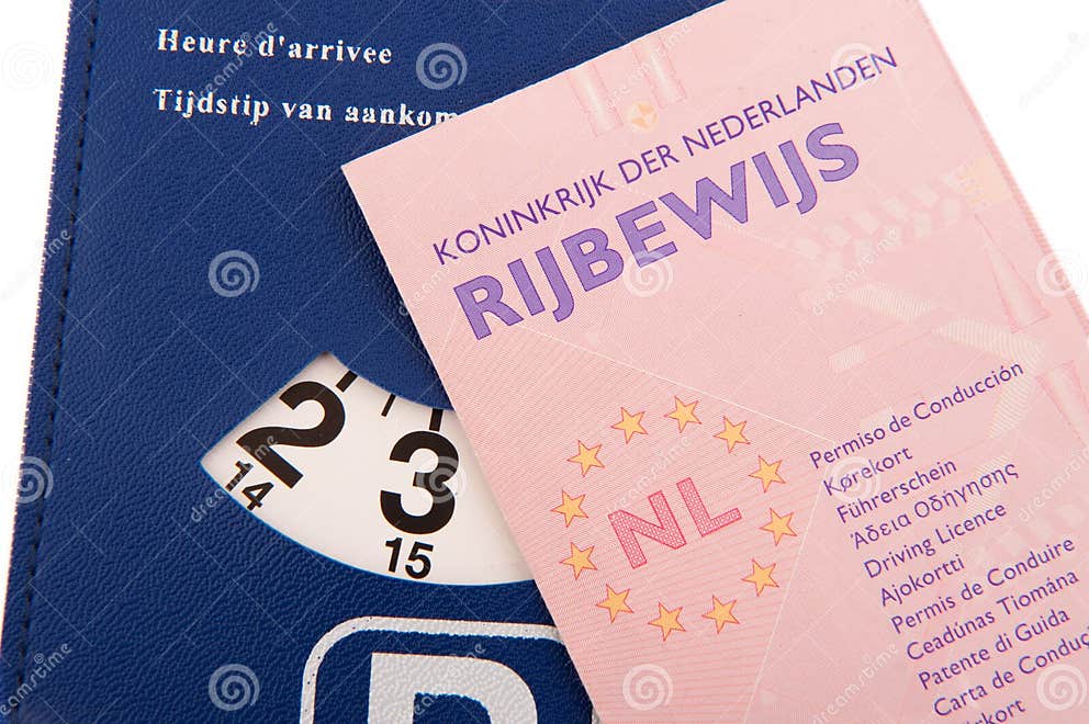 Dutch driver licence stock image. Image of parking, holland - 17641721