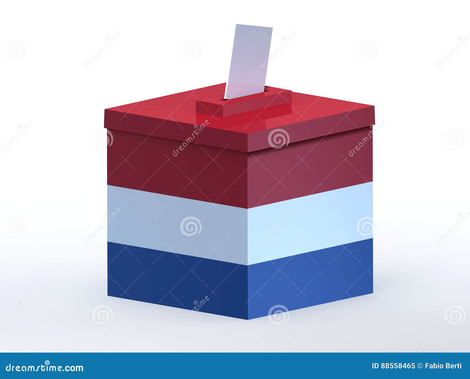 Dutch election ballot box stock illustration. Illustration of democracy ...