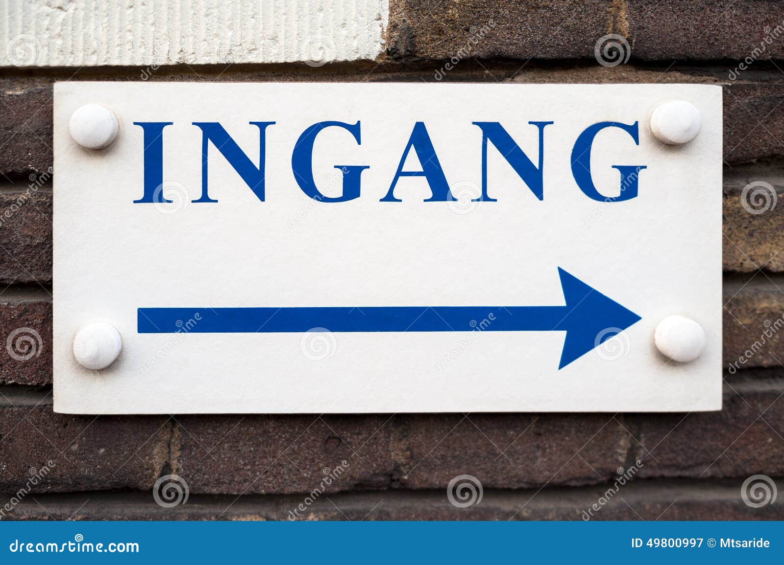 Sign Ingang Stock Photos - Free & Royalty-Free Stock Photos from Dreamstime