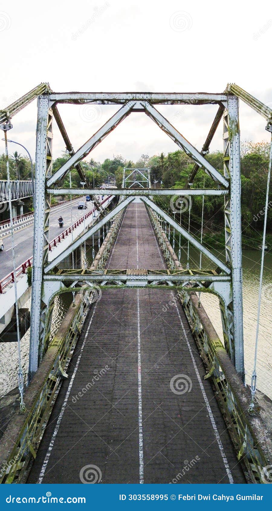 The Dutch Era Bridge in Yogyakarta is Still Standing Stock Image ...