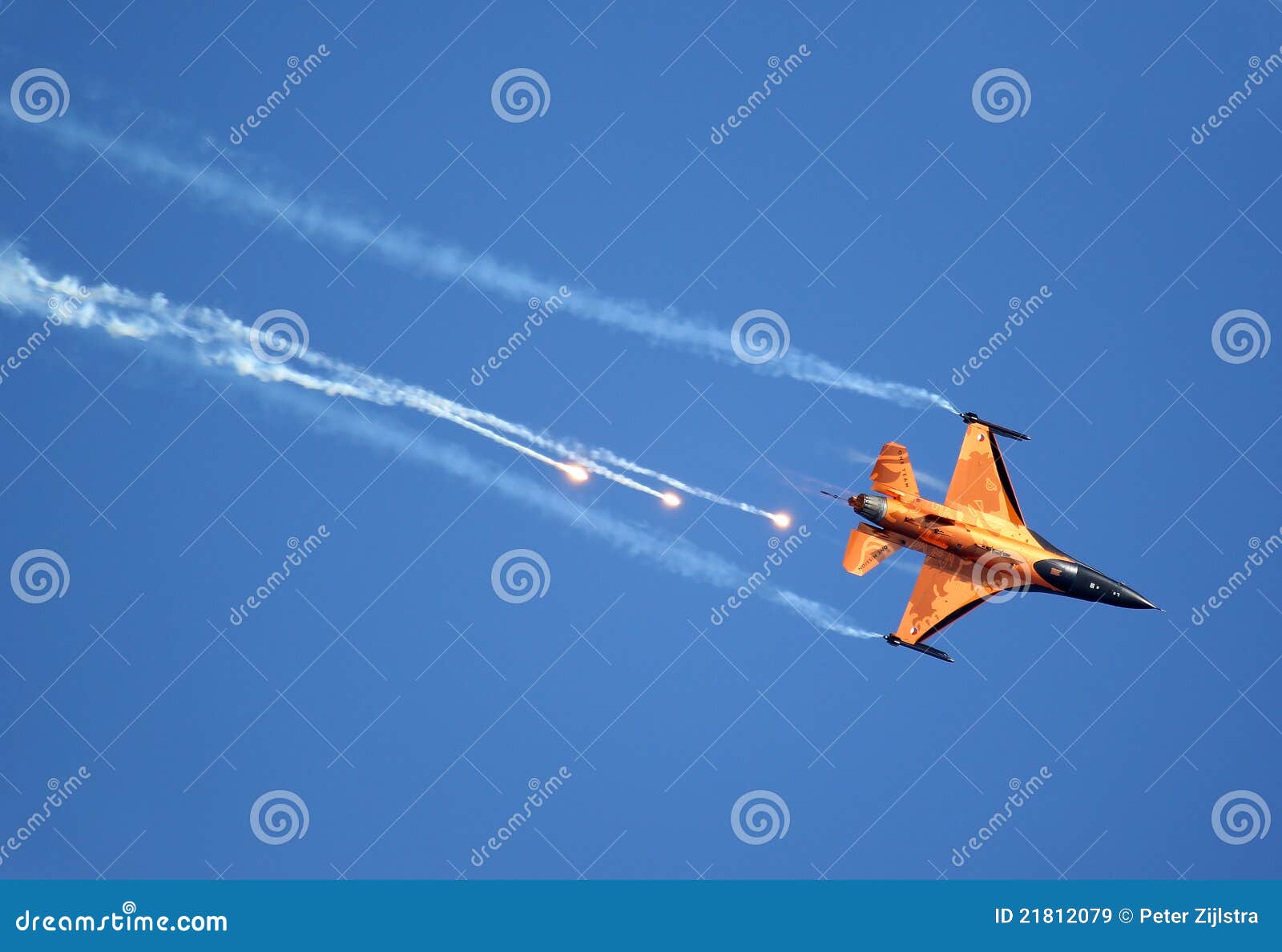 Dutch F-16 Demo Team editorial stock image. Image of aviation - 21812079