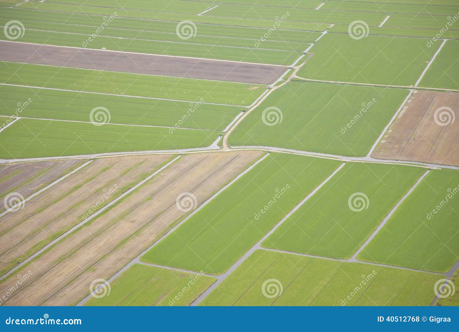 Dutch Farm Landscape from Above Stock Photo - Image of farming, harvest ...