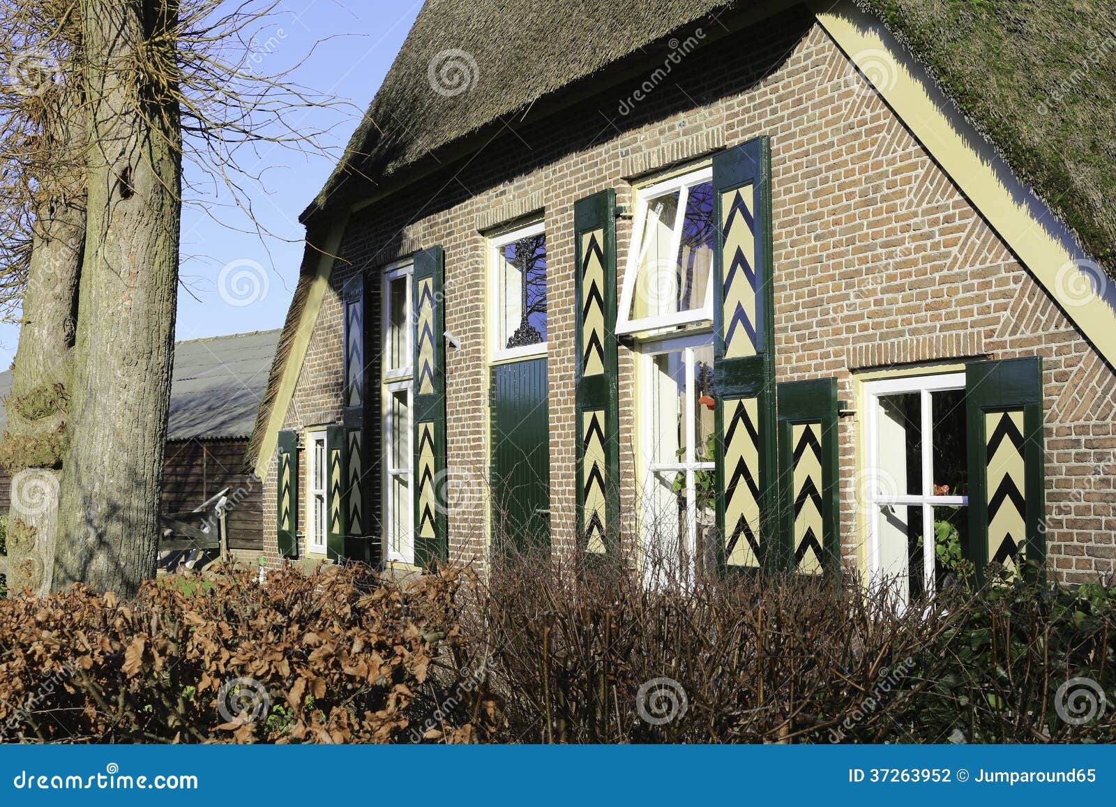 Dutch farmhouse stock photo. Image of style, broker, green - 37263952